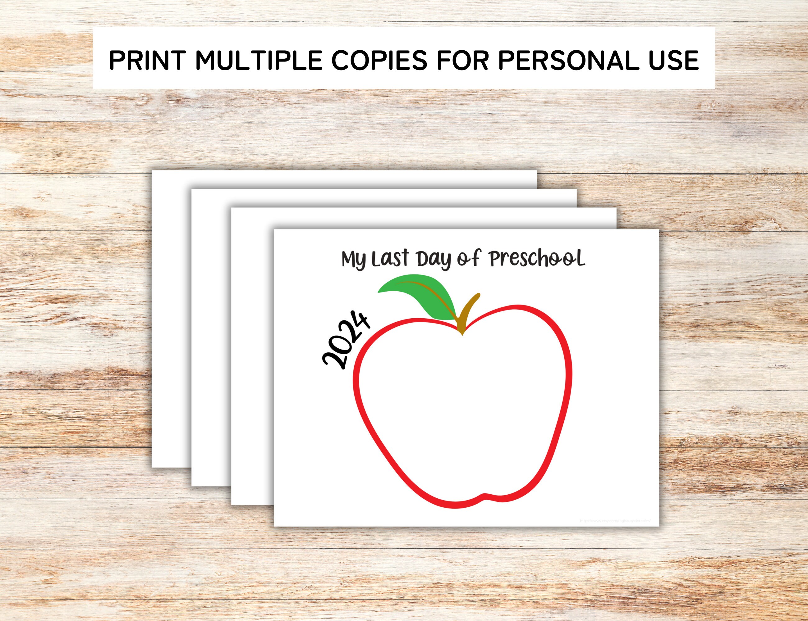 Last Day of Preschool Handprint Art, Last Day of School, Handprint ...