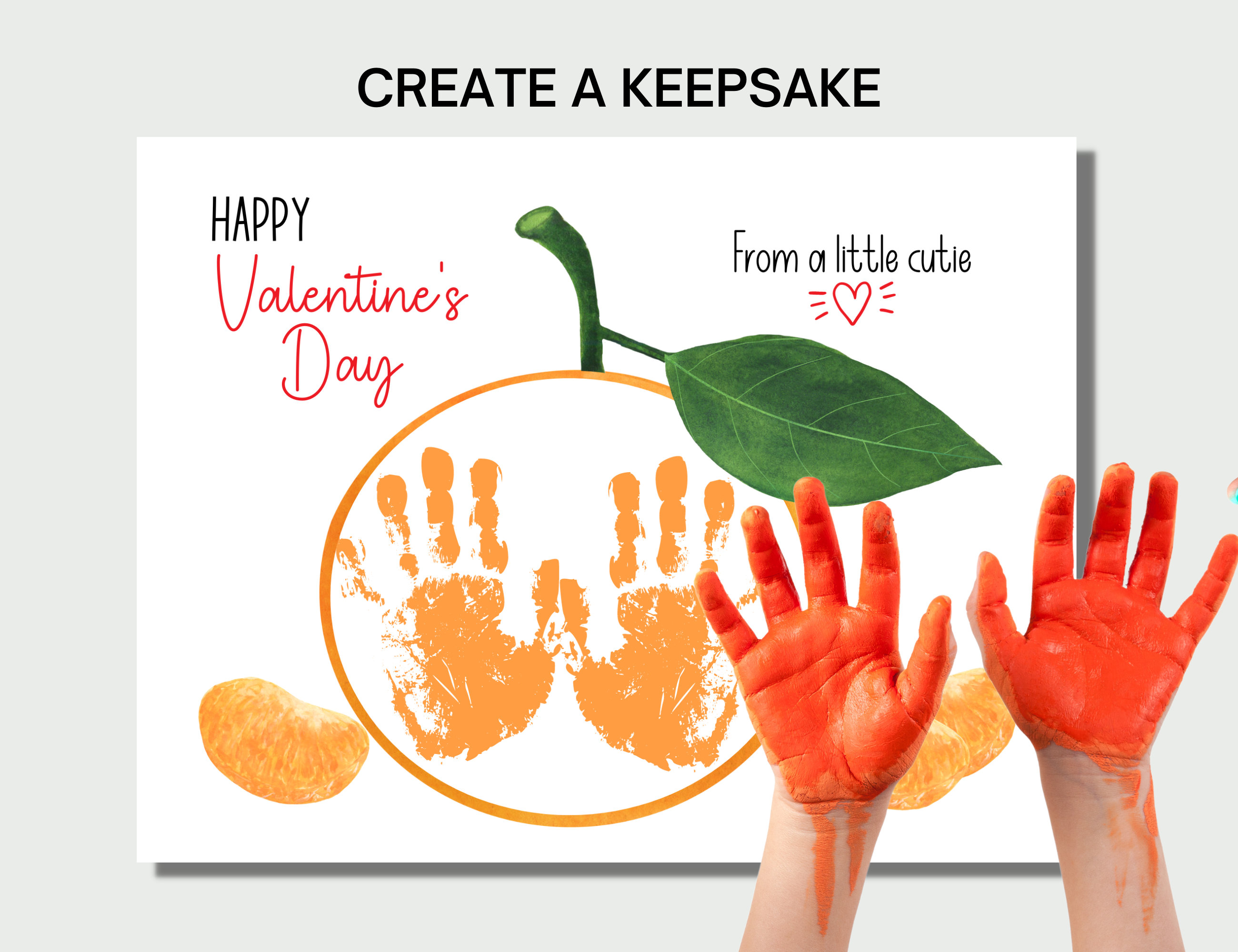 Valentines Day Handprint Art Valentines Day Handprint Craft - Etsy