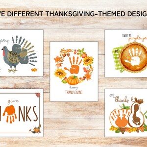 Thanksgiving Handprint and Footprint Art Bundle, Fall Handprint, Turkey ...
