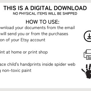 Halloween Handprint Art, Fall Handprint Craft, Spider Halloween Poem ...