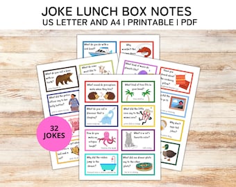 Joke Lunchbox Notes (printable) - Etsy