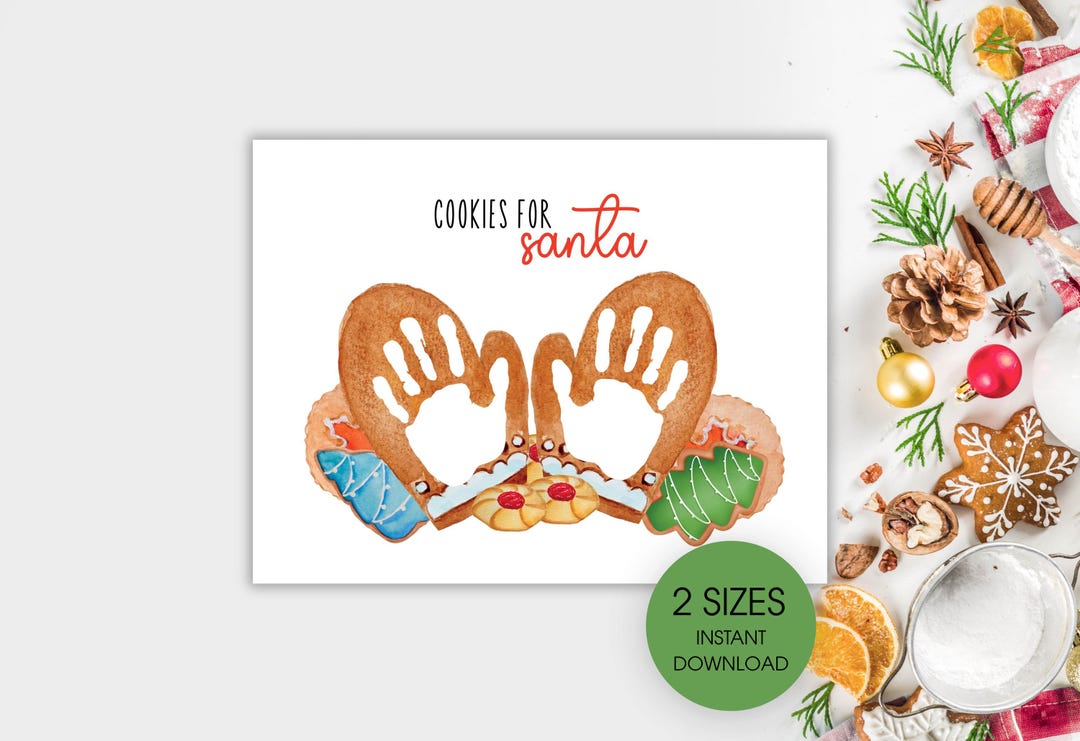 Christmas Handprint Art, Handprint Christmas Craft Activity or Keepsake ...