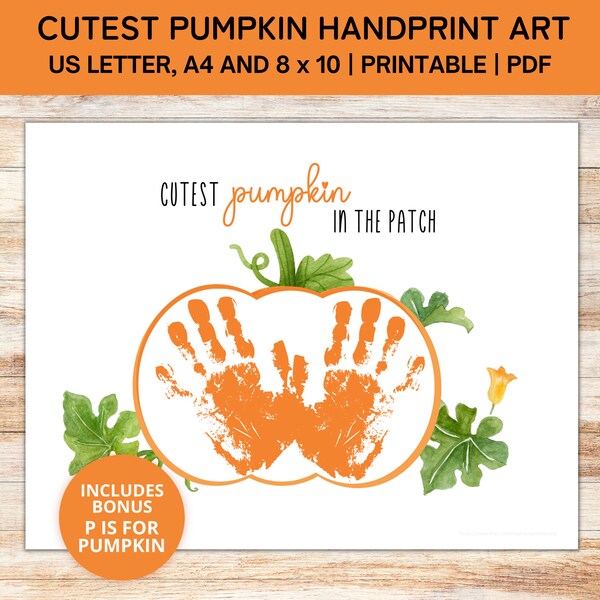 Halloween Handprint Craft - Etsy