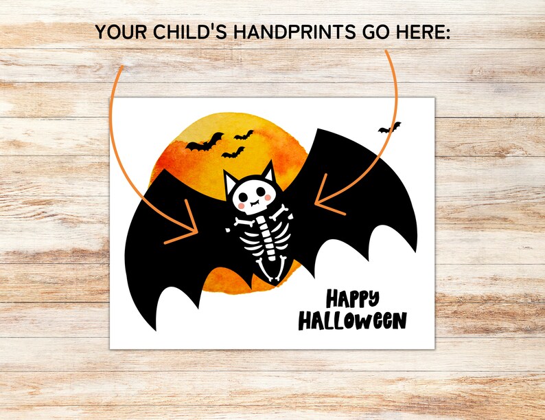Halloween Handprint Art, Fall Handprint Craft, Toddler Handprint Art ...
