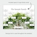Family Tree Template 8 Generation, Family Tree Chart, 24x36" and A1 ...