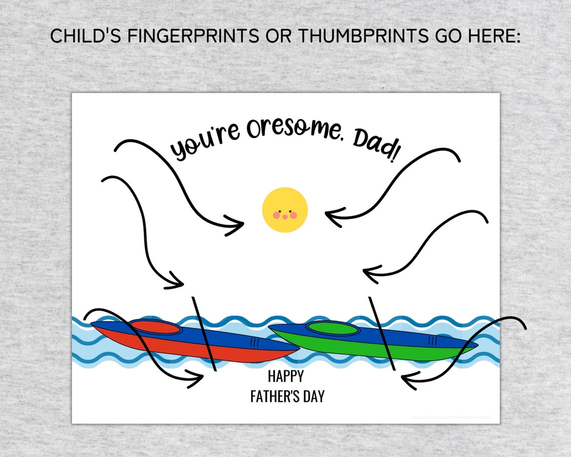 Father's Day Handprint Art Bundle Printable Handprint - Etsy