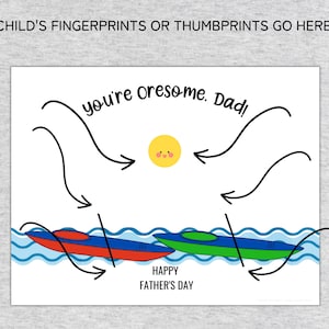 Father's Day Handprint Art Bundle, Printable Handprint Craft, Handprint ...