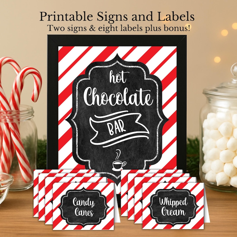Hot Cocoa Bar Candy Cane - Etsy