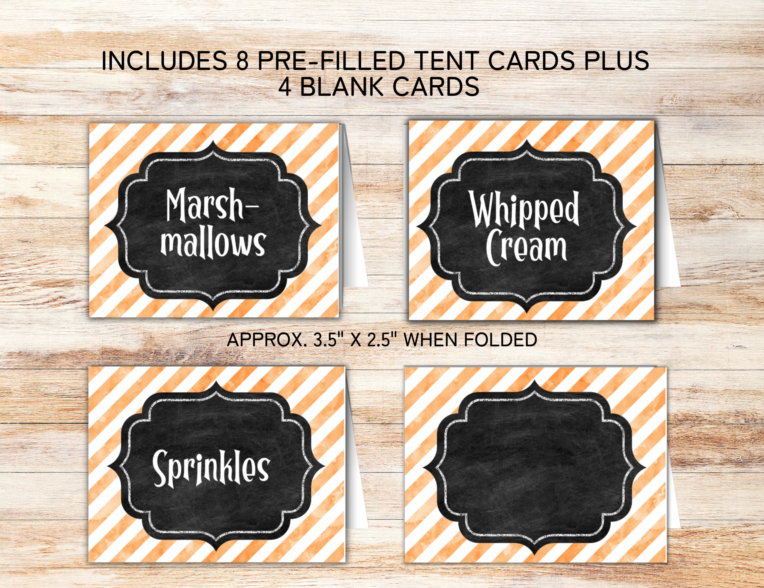 Halloween Hot Chocolate Bar Sign and Labels for Hot Cocoa Bar ...