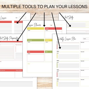 Printable Homeschool Planner, Undated Teacher Planner, Homeschool ...