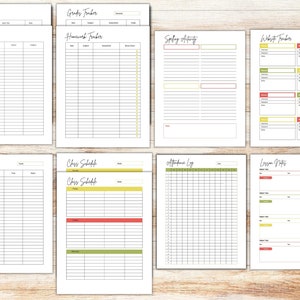 Printable Homeschool Planner, Undated Teacher Planner, Homeschool ...