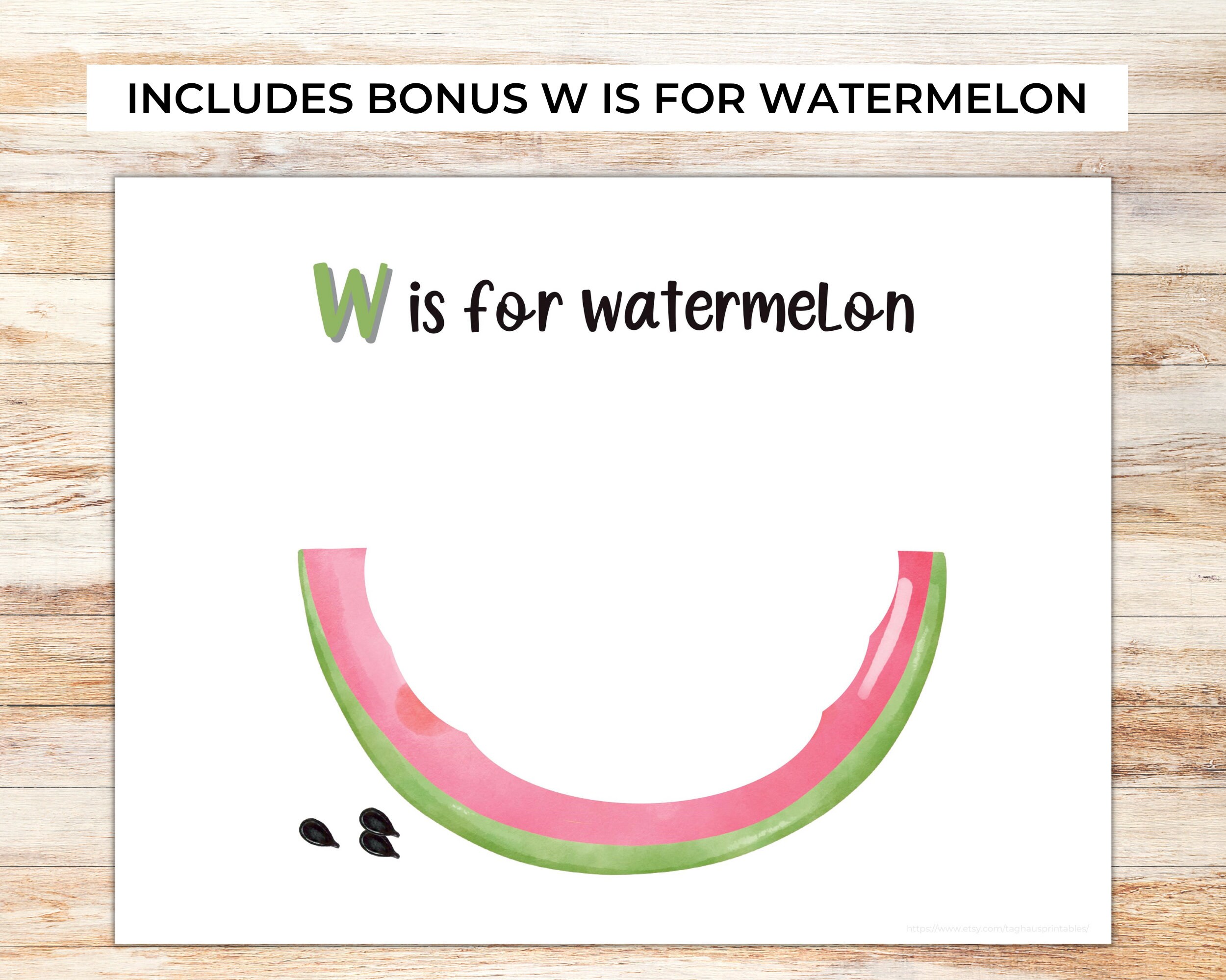 Summer Handprint Art, Watermelon Handprint Art, Printable Summer ...