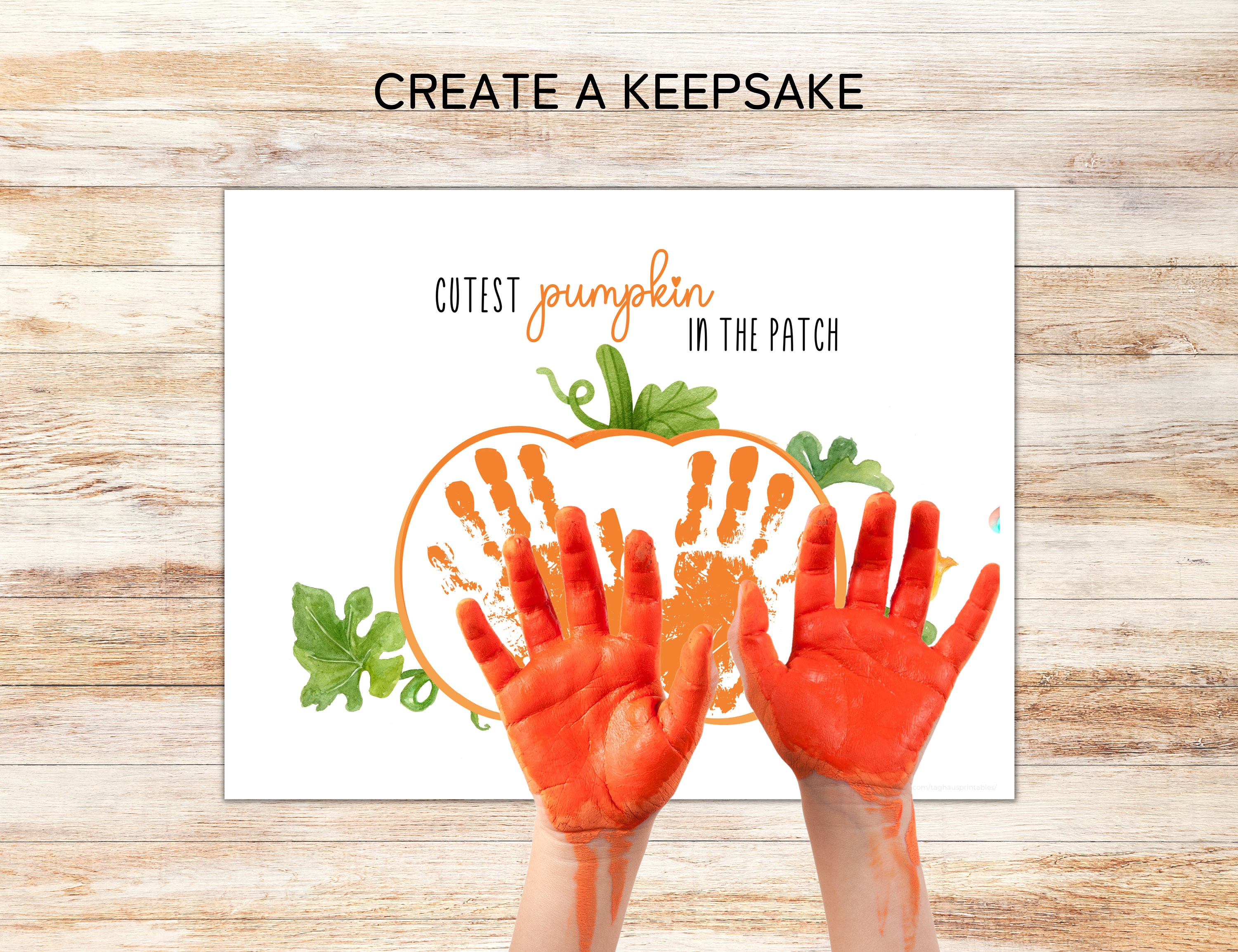 Halloween Handprint Art Bundle, Fall Handprint, Halloween Pumpkin Craft ...