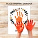Halloween Handprint Art, Fall Handprint Craft, Toddler Handprint Art ...