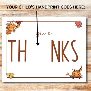 Thanksgiving Handprint Art, Fall Handprint Craft, Toddler Handprint ...