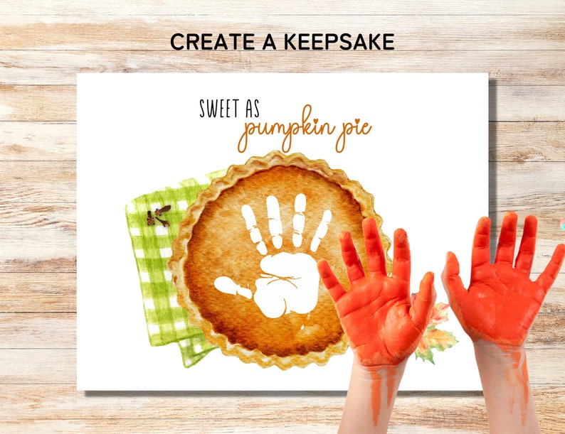 Thanksgiving Handprint Art, Fall Handprint, Pumpkin Craft, Toddler ...