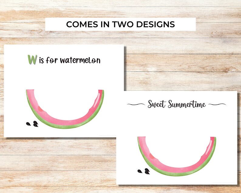 Summer Handprint Art Watermelon Handprint Art Printable - Etsy