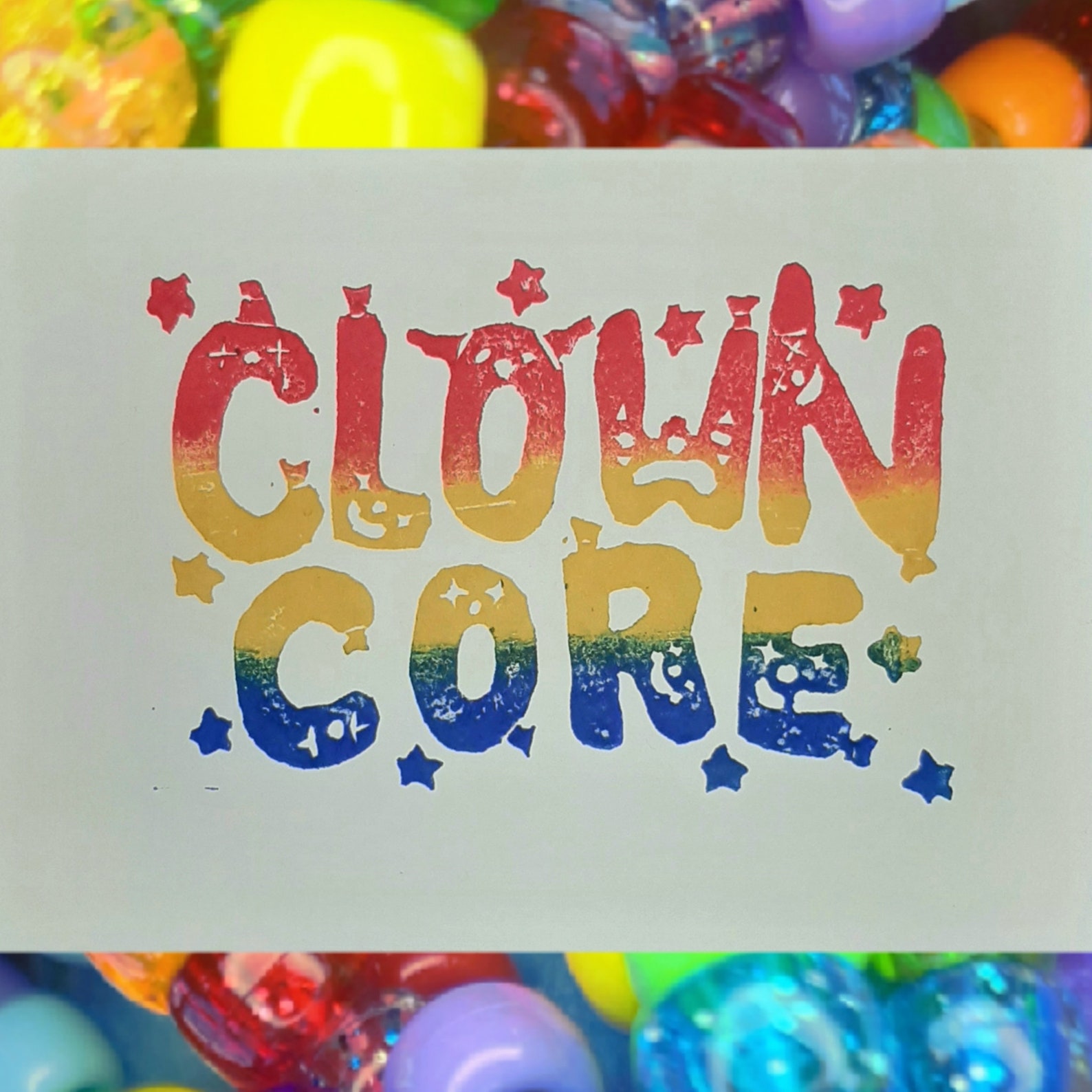 8x6 Clown Core Art Print - Etsy