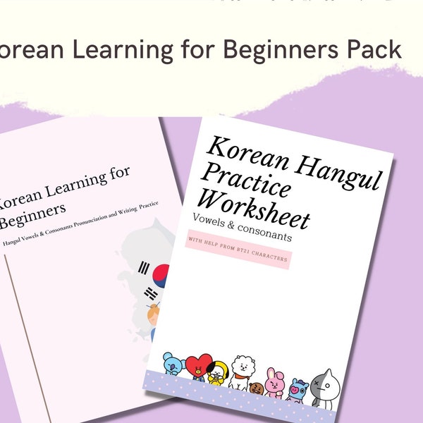 Korean Flashcards - Etsy