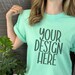 Island Reef Comfort Colors Mockup, Comfort Colors Island Reef C1717 ...