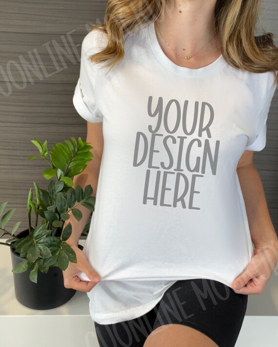 White Comfort Colors Mockup Comfort Colors White C1717 - Etsy