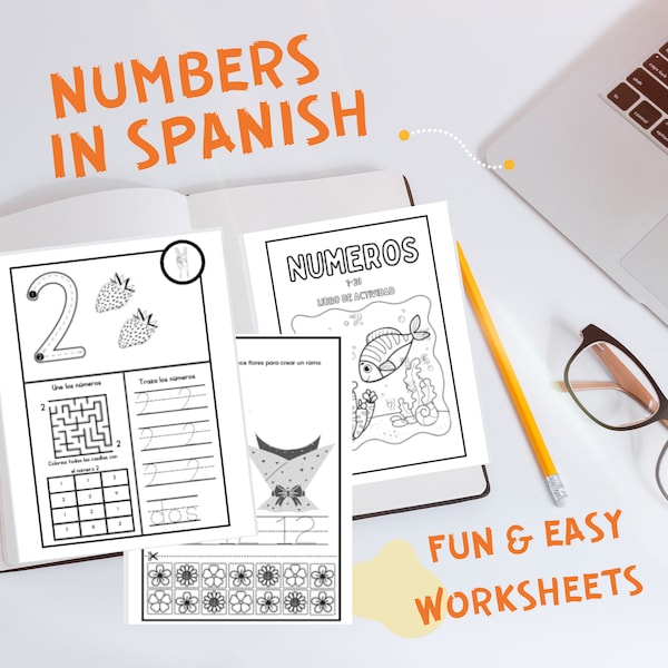 Fun Spanish Worksheets - Etsy