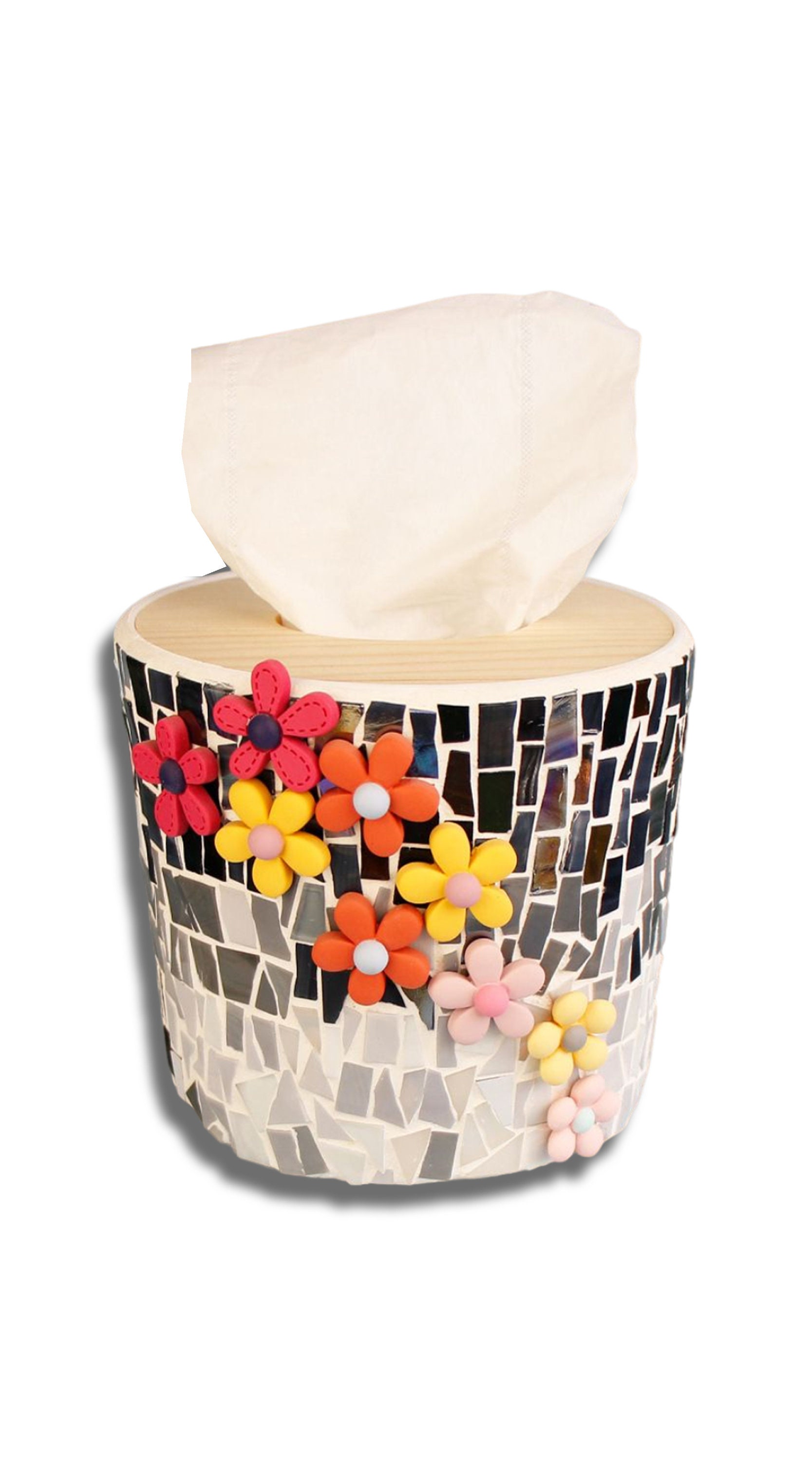 Mosaic Tissue Box Diy Kit,crafts Kit for Adult,stained Glass Kit,diy ...