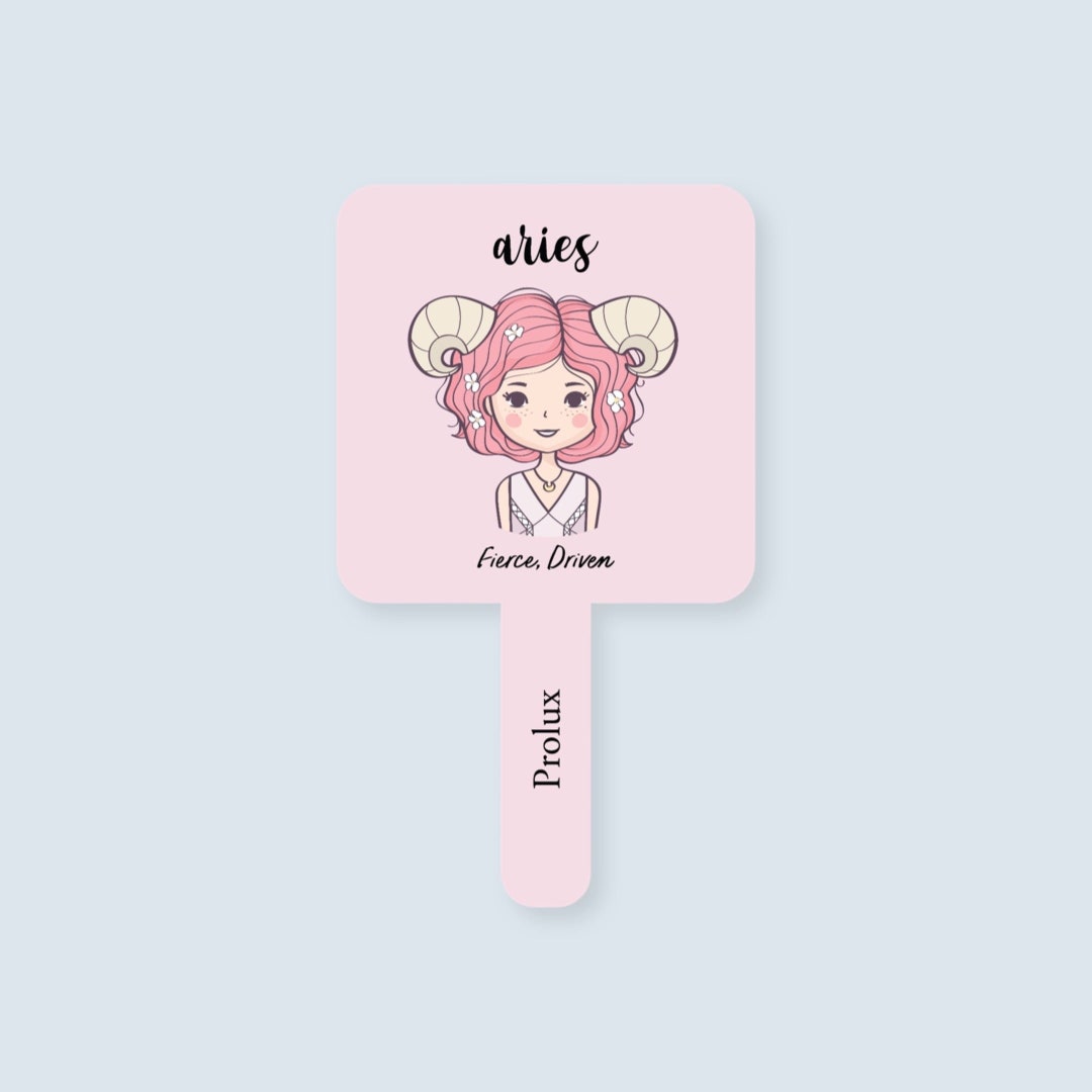 Zodiac Sign Mirror Handheld Mirror - Etsy