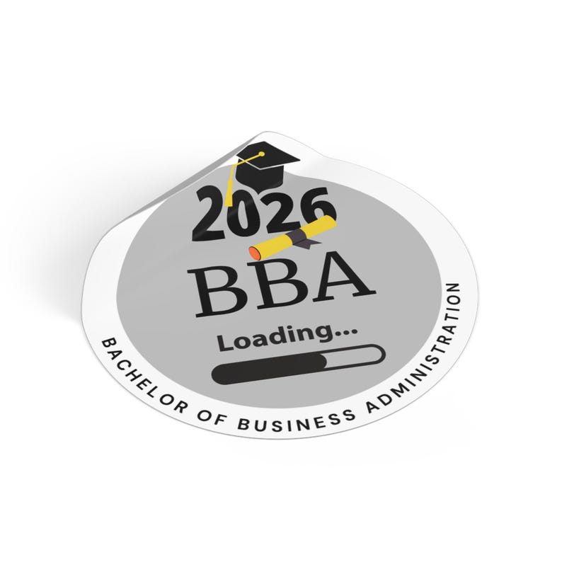 BBA Graduate Class of 2026 Vinyl Sticker: Waterproof, UV Protected - Etsy