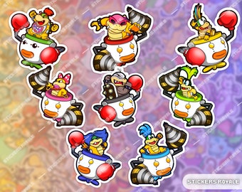 Bowser Jr Stickers - Etsy