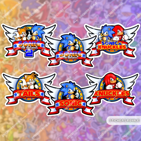 Sonic the Hedgehog Car Sticker - Etsy