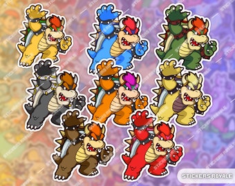 Bowser Jr Stickers - Etsy