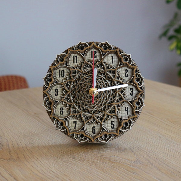 Rustic Desk Clock - Etsy