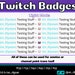 16x Rainbow Pride Twitch Badges, Emotes or Decorations! - LGBTQIA+ ...