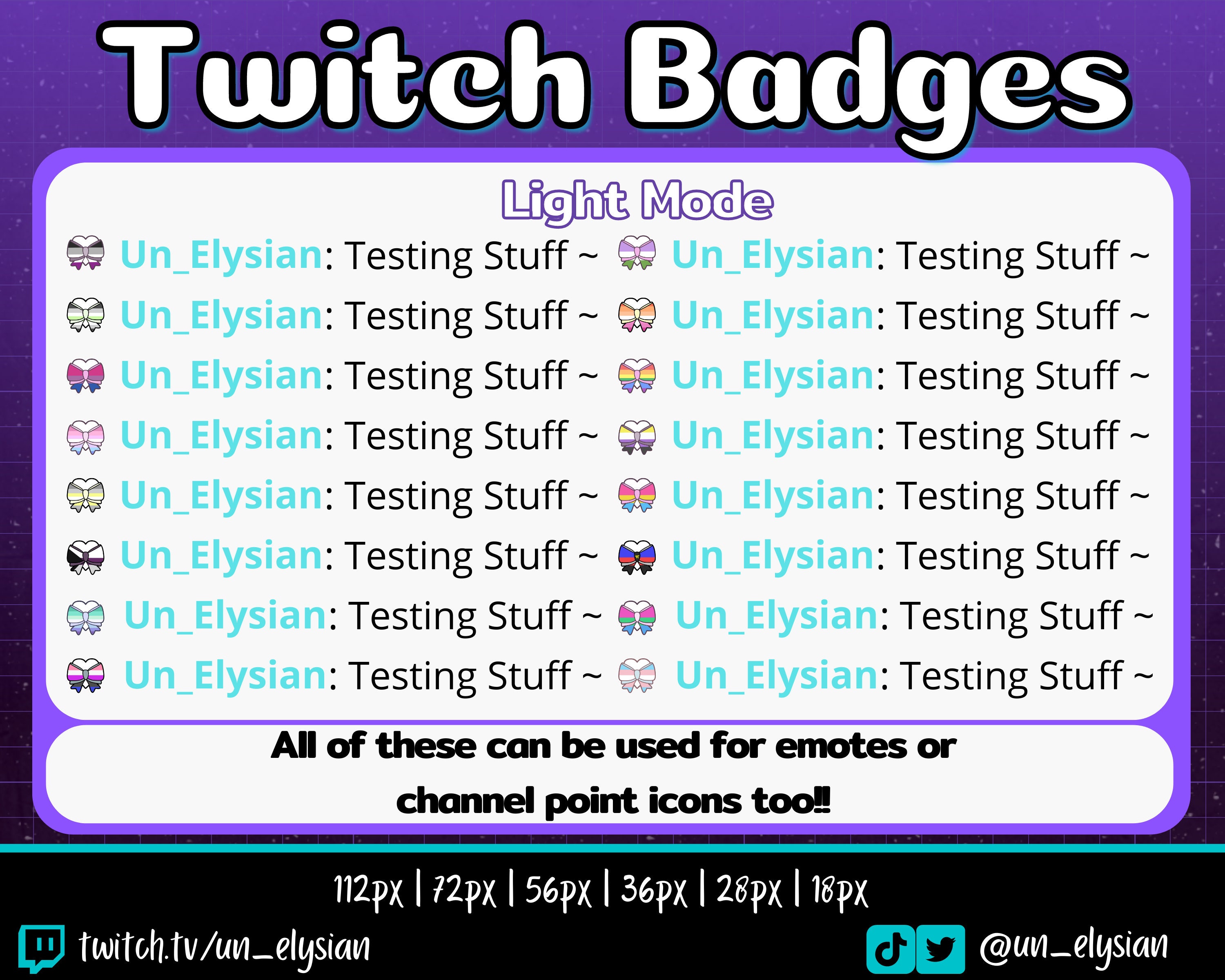16x Rainbow Pride Twitch Badges, Emotes or Decorations! - LGBTQIA+ ...