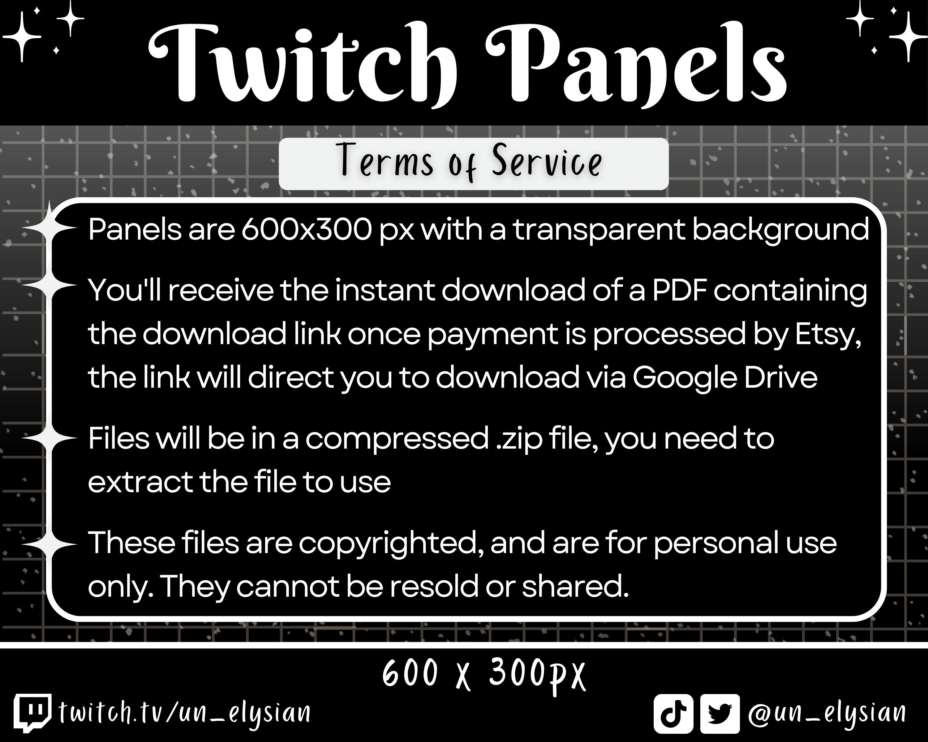 Ghost Cat Panels for Twitch Streamers - Mix & Match Panels, Cute ...