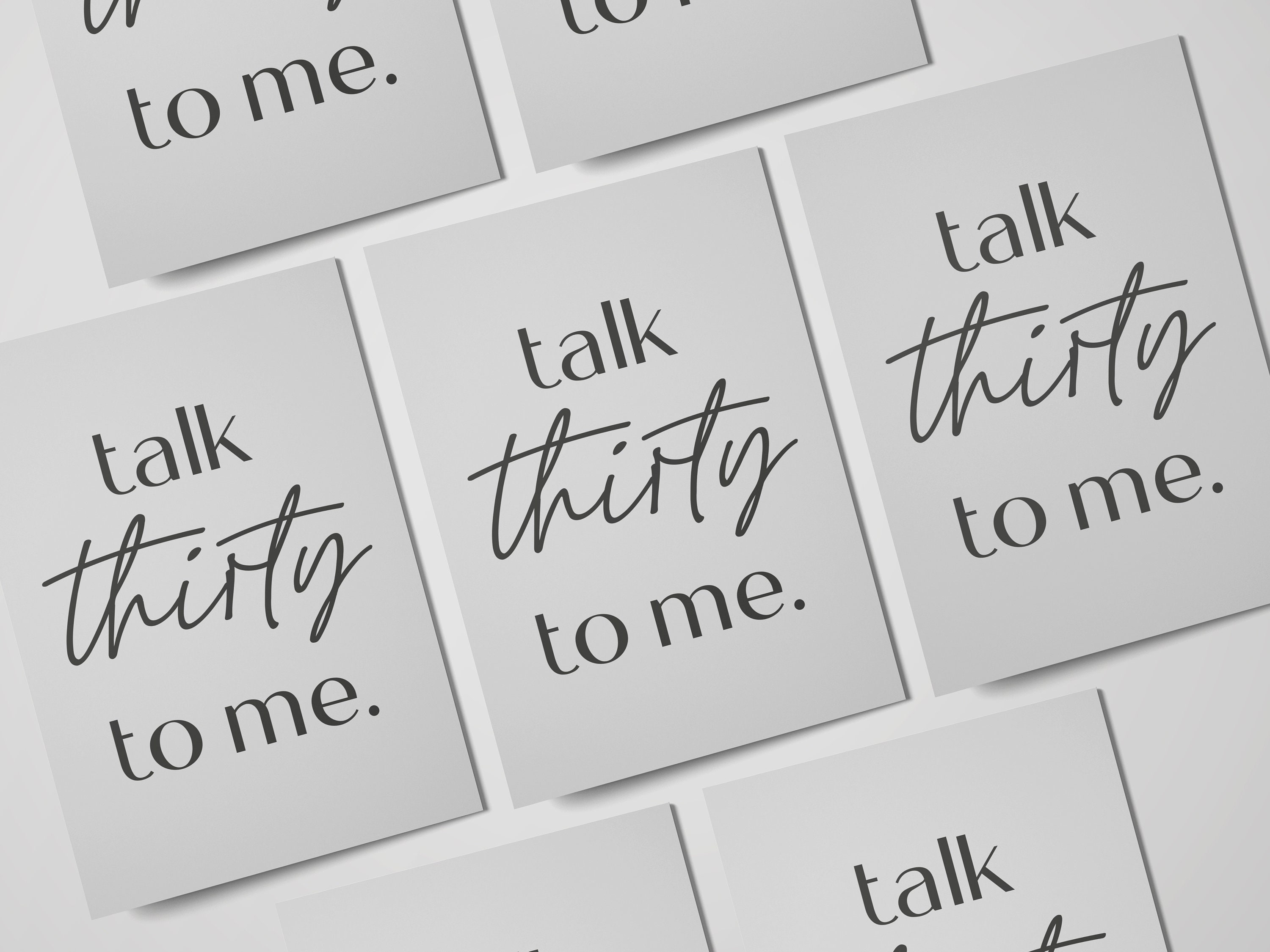 Birthday Card 30th Birthday Set 10/20/50/100/250 I Write Your Own ...