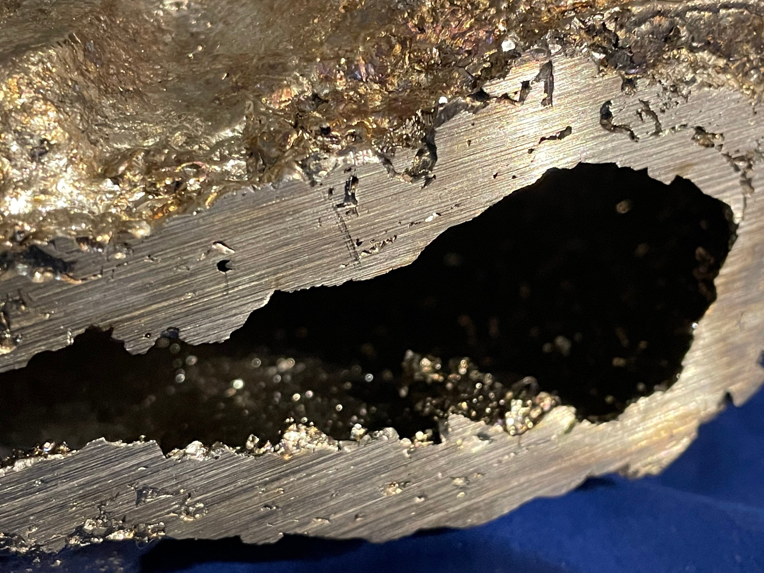 Skull Cast in Bismuth Metal - Etsy