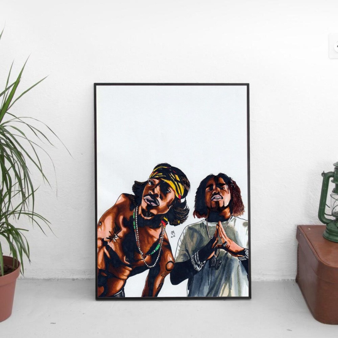 OUTKAST PORTRAIT Original Art Print - Etsy