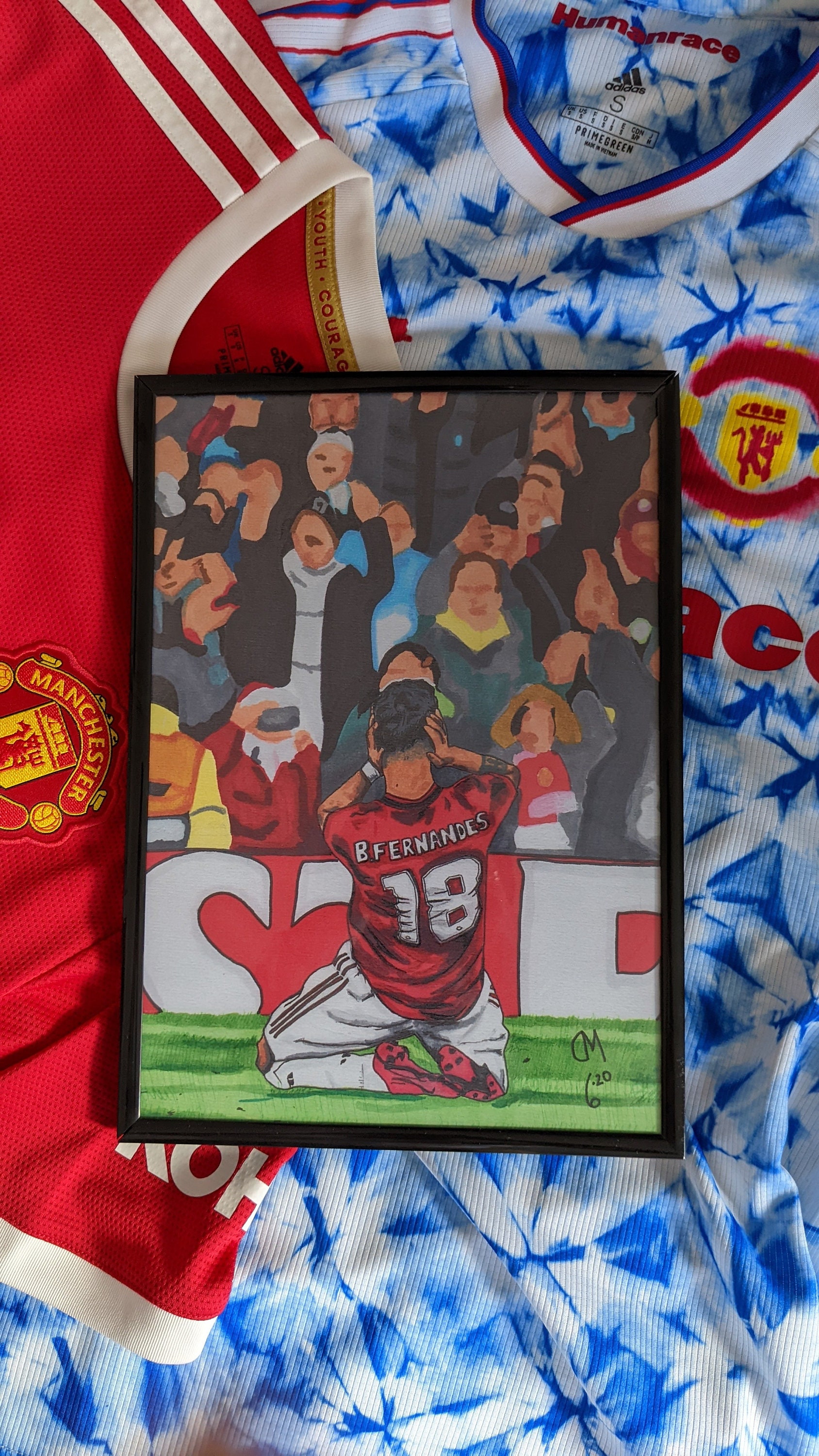 BRUNO FERNANDES PORTRAIT Original Art Print - Etsy