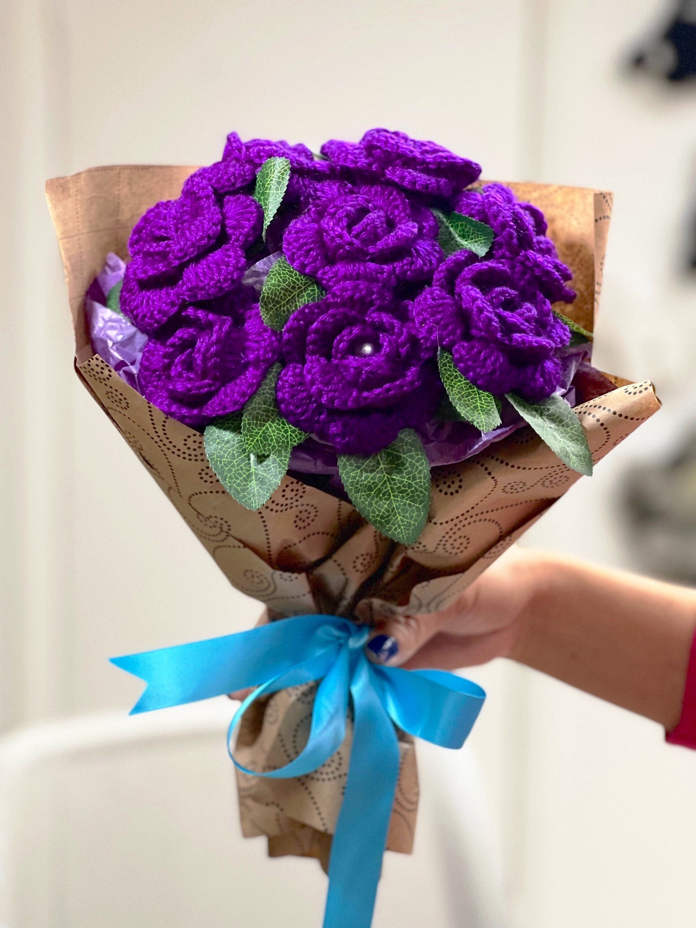 Violet Rose Bouquet