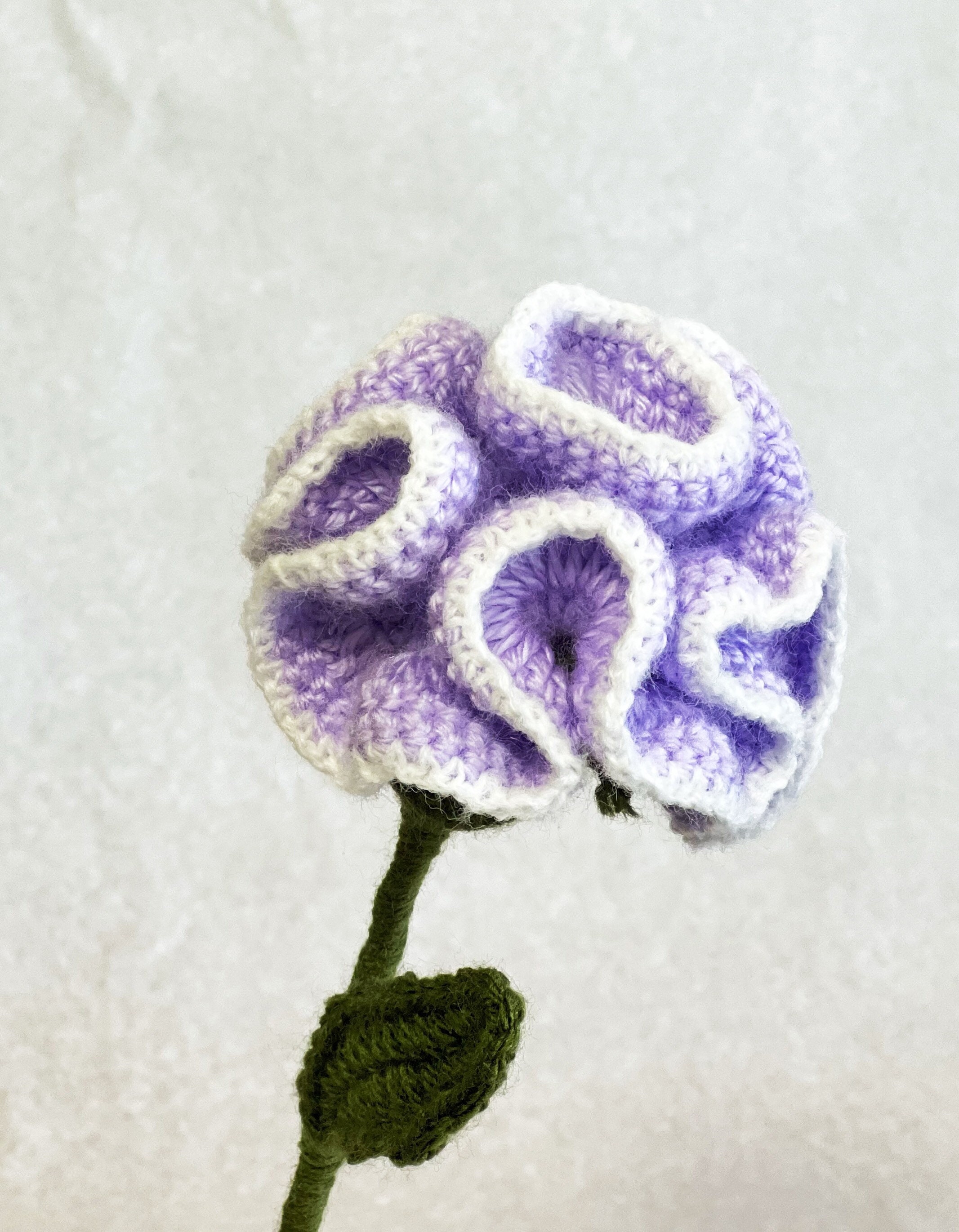 Crochet Knitted Yarn Carnation Bouquets valentines Day | Etsy