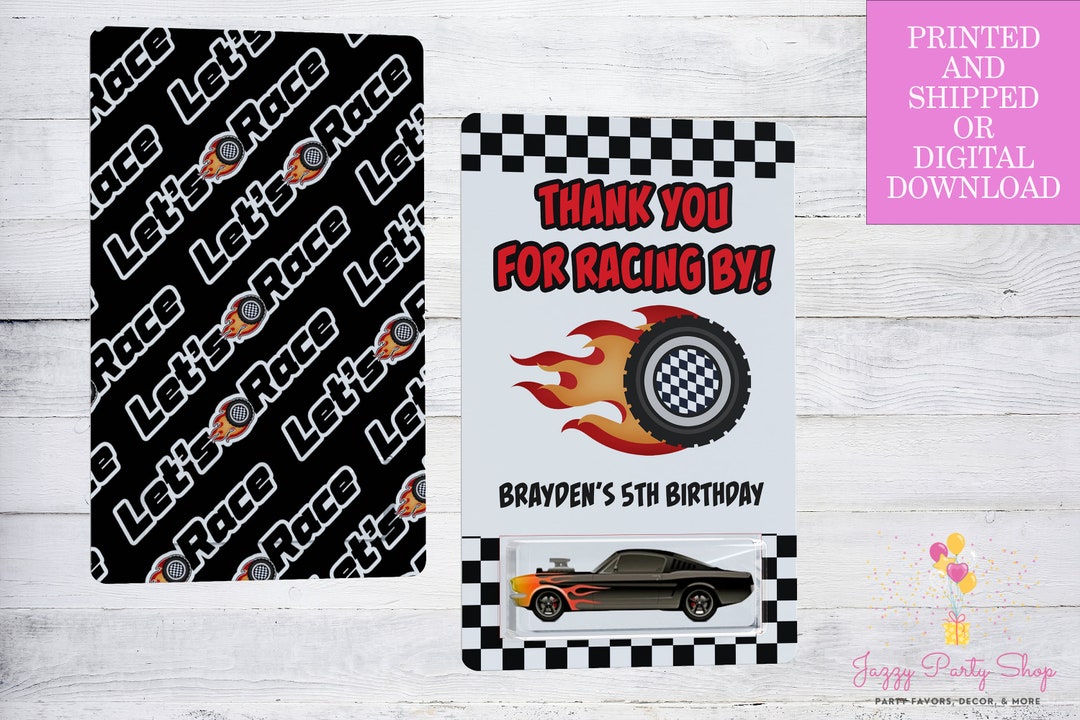 Race Car Party Favor-car Themed Party-racer Birthday-race Car Party ...