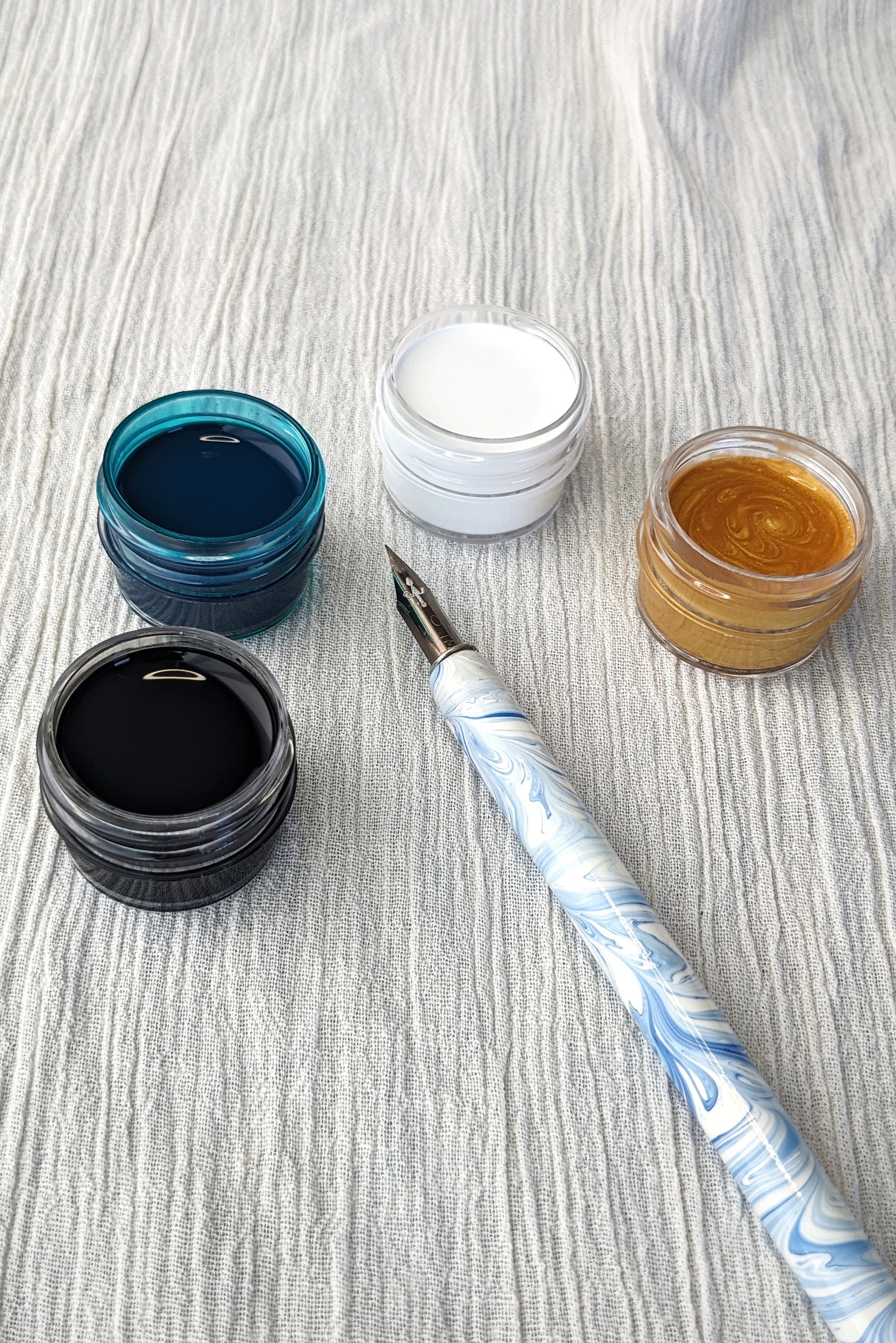 Calligraphy Ink Sampler Dip Pen Ink Sampler Calligraphy Ink Variety ...