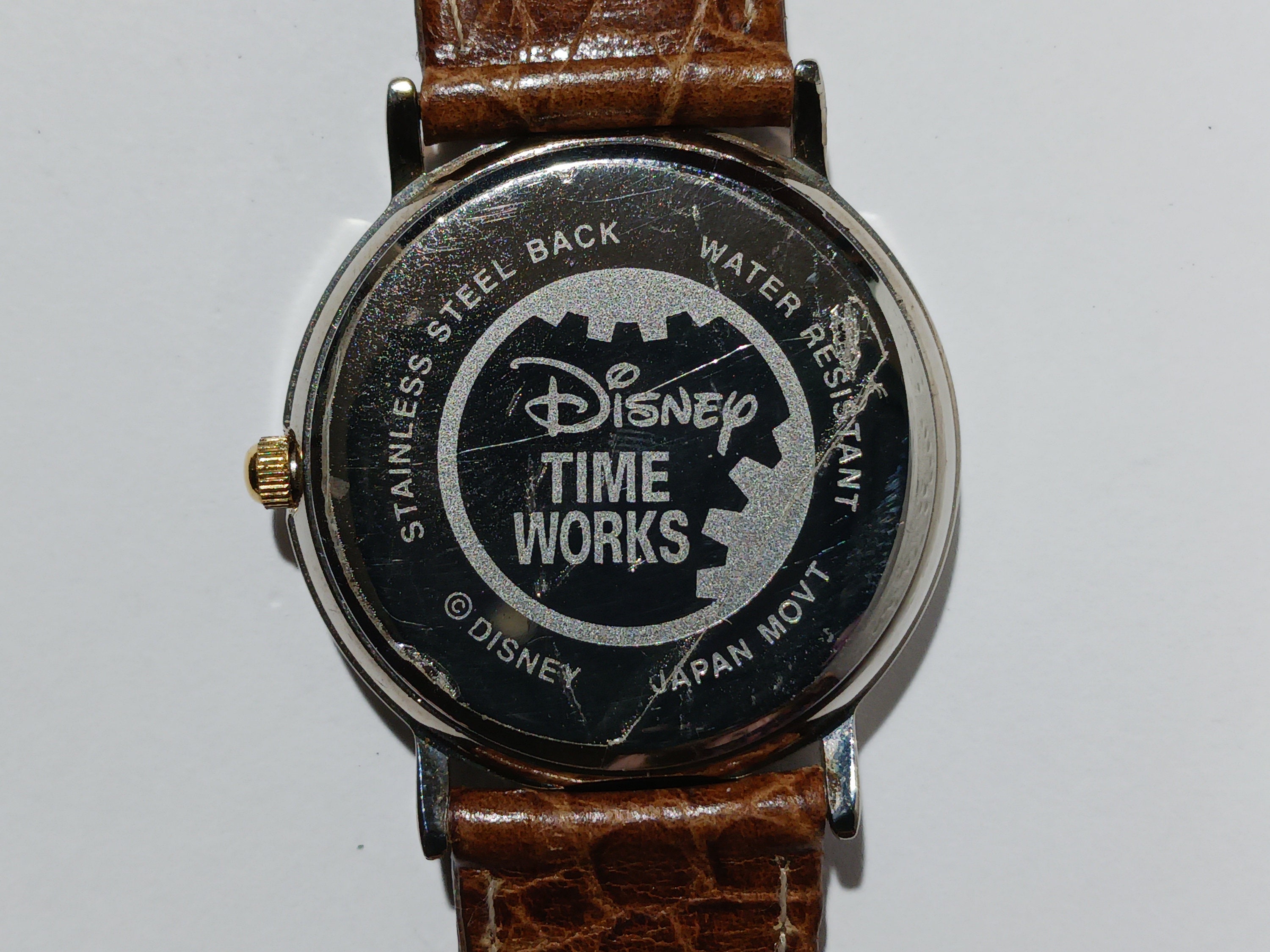Vintage Disney Time Works Mickey Mouse Sub Second Dial Quartz Watch. - Etsy