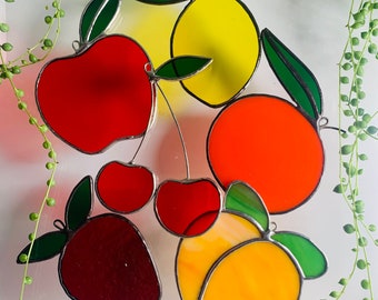 Stained Glass Fruit - Etsy