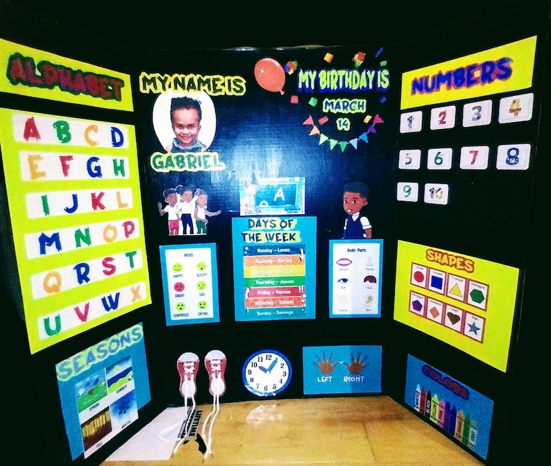 Toddler Learning Board - Etsy