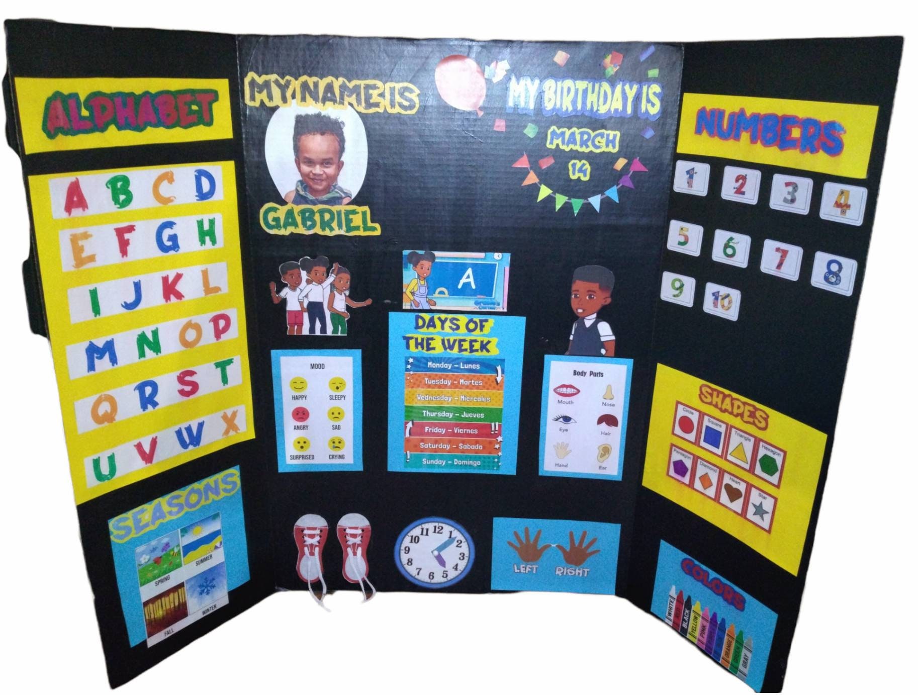 Toddler Learning Board - Etsy