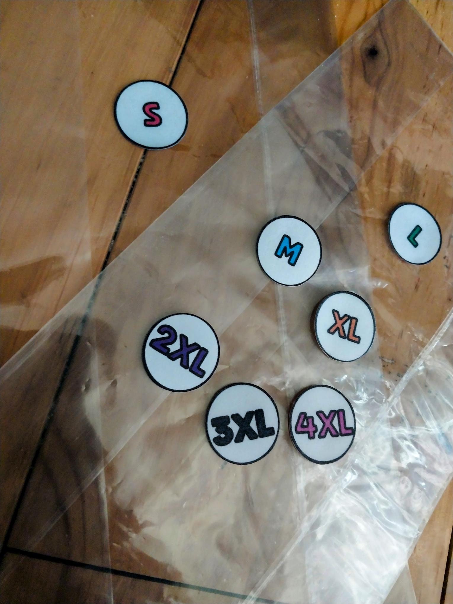 Shirt Size Labels SVG PNG File, Shirt Size Stickers, Stickers, Shirt ...