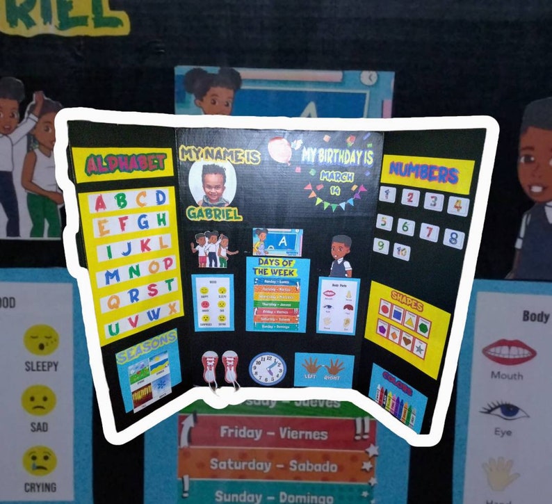 Toddler Learning Board - Etsy